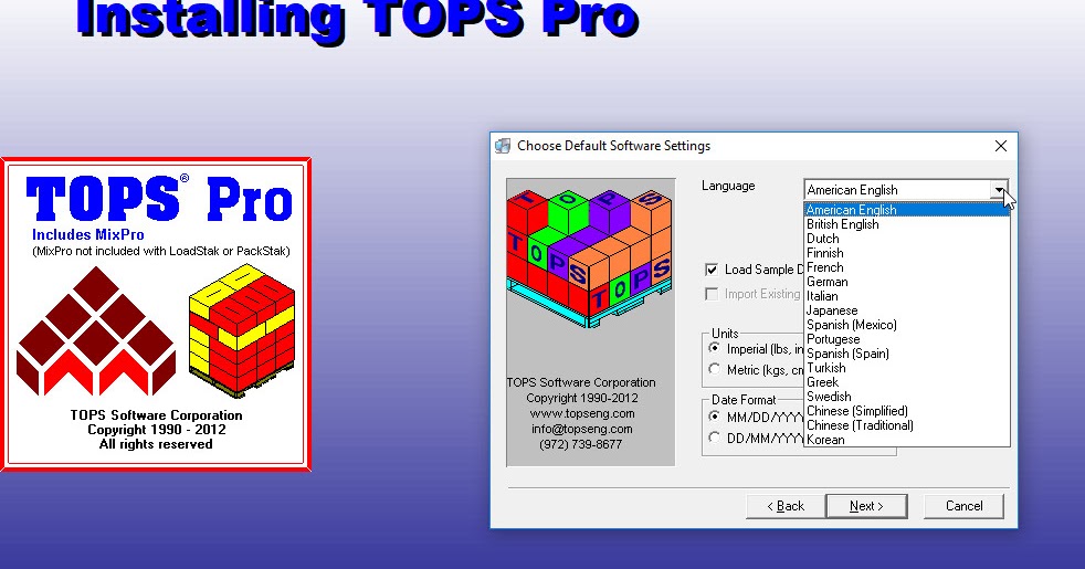 Software Solution: TOPS Pro 6.5 crack