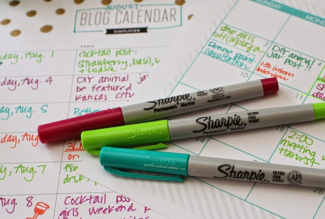 DIY // HOME OFFICE & BLOG ORGANIZING TIPS (FEATURING SHARPIE!) – Oh So ...