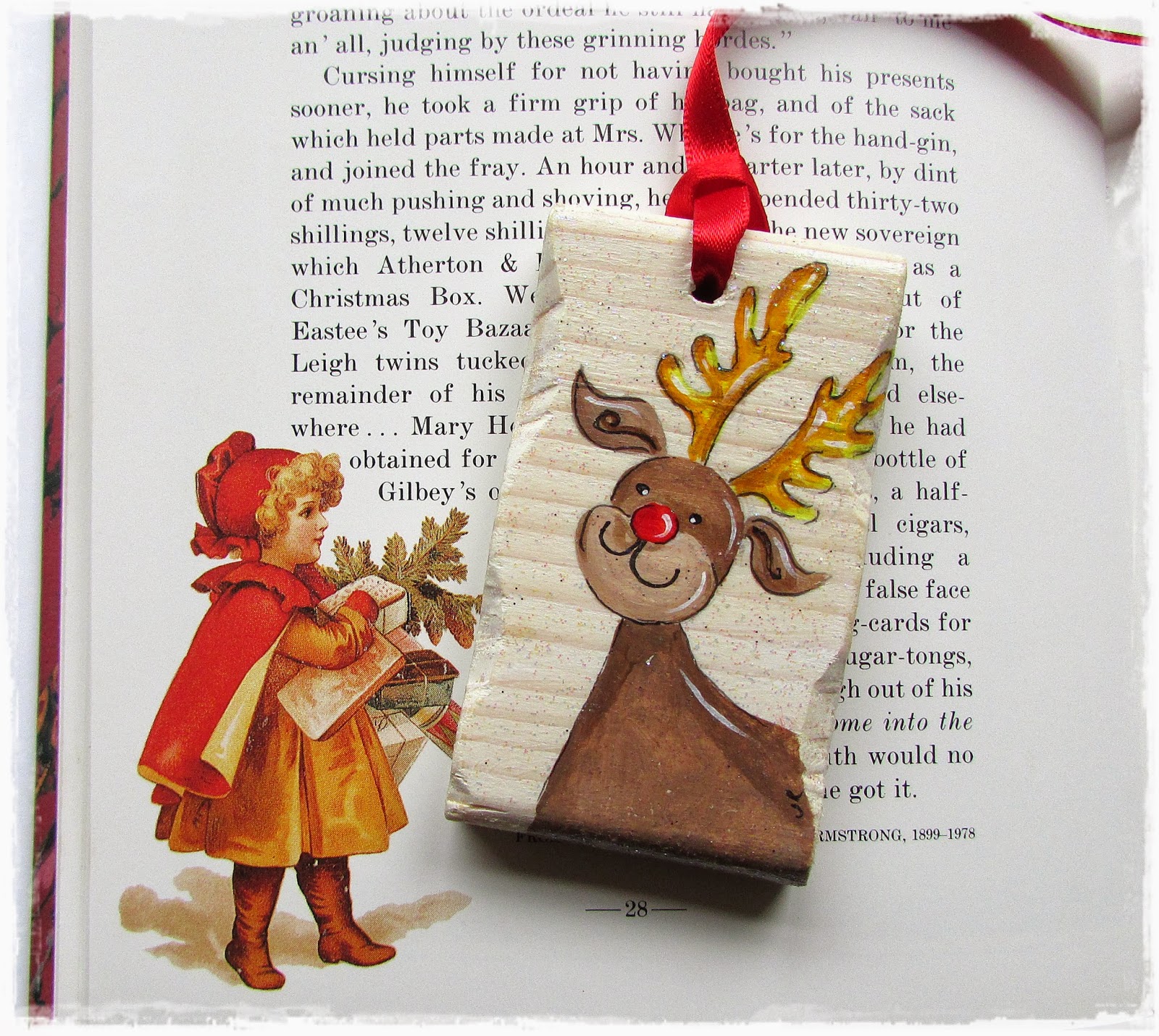 Handcrafted by Picto: Rudolph the Red Nosed Reindeer & Christmas Tree ...