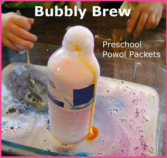 Bubbly Brew Science Experiment | Preschool Powol Packets