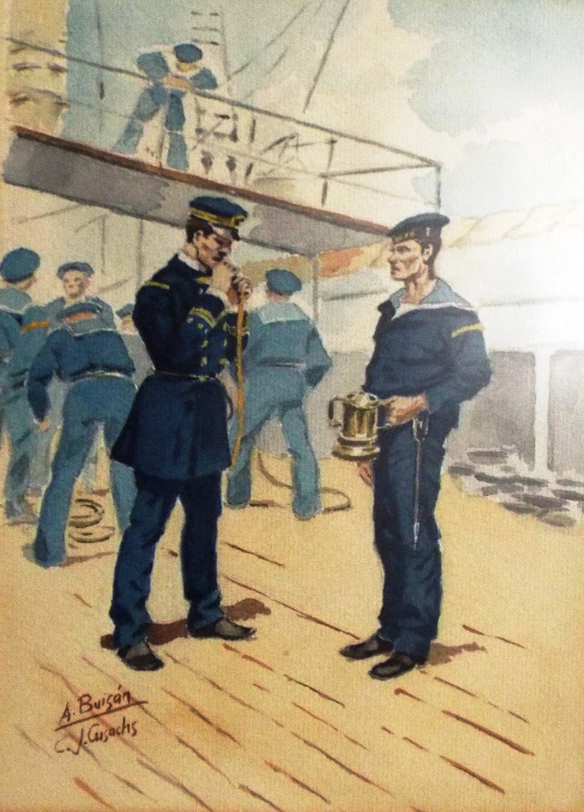 Wargaming Miscellany: Spanish Naval Uniforms from the end of the ...