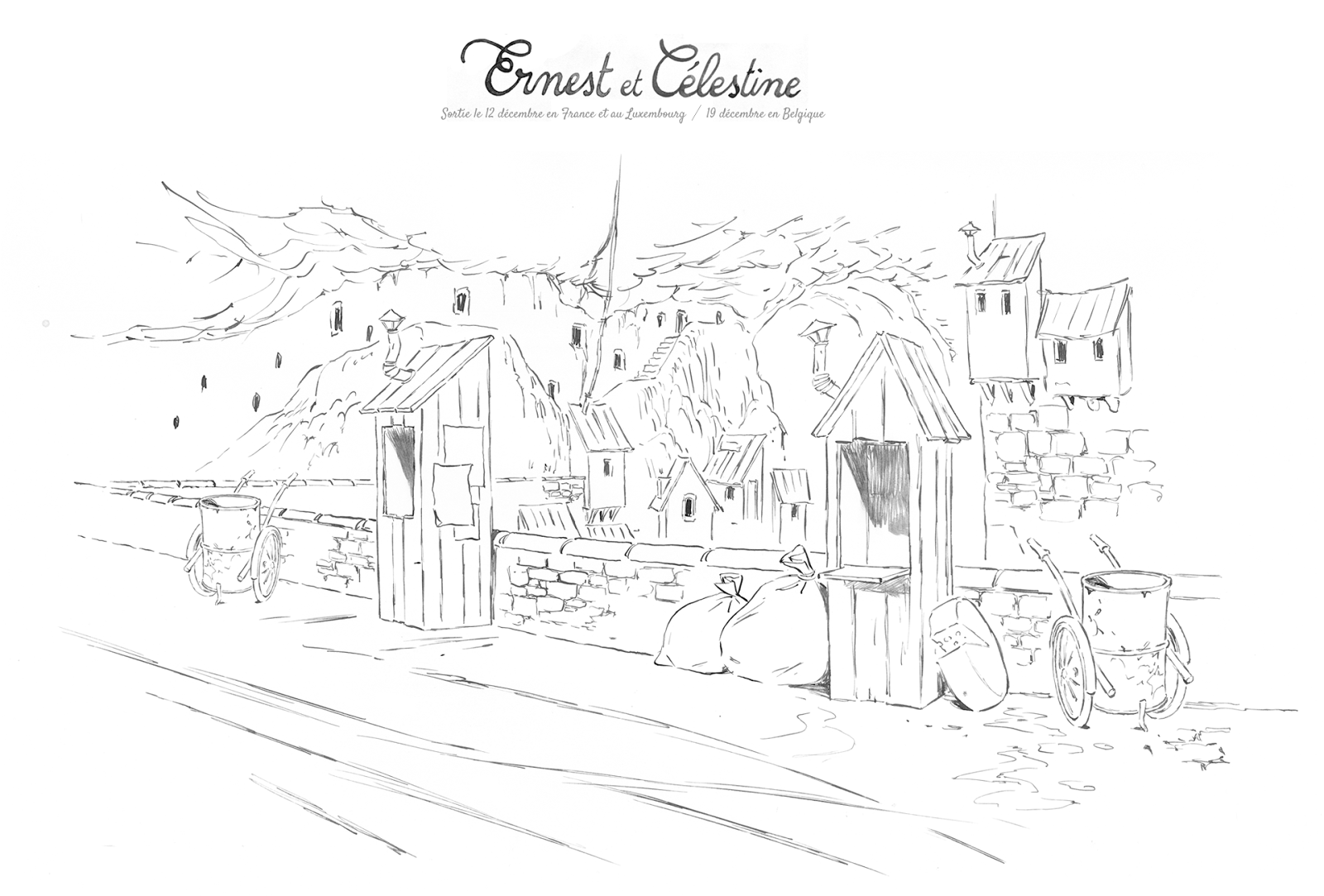 Living Lines Library: Ernest et Célestine (2012) - Background Layouts