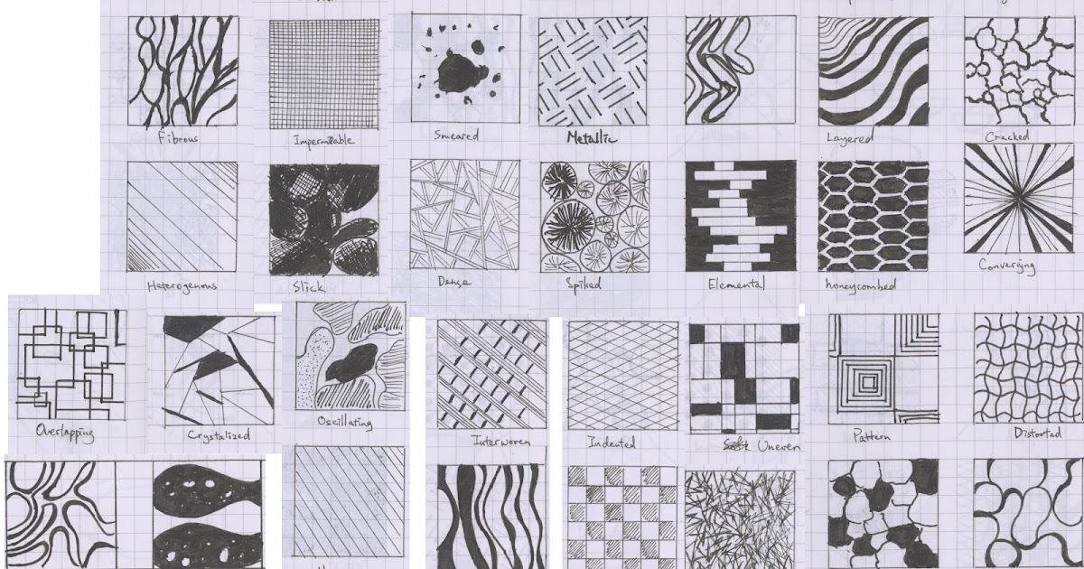 Gabriel Chan: 36 Texture Drawings