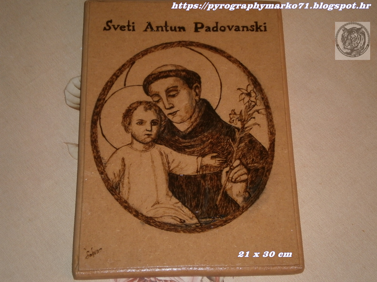 Pyrographymarko: SVETI ANTUN PADOVANSKI
