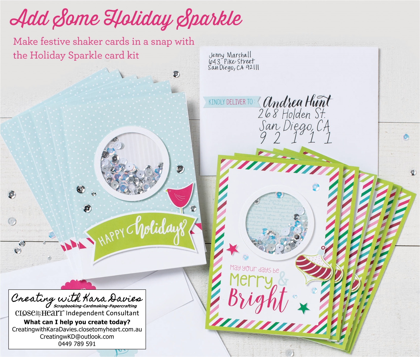 Creating with Kara Davies: Holiday Sparkle