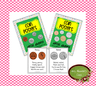 Coin Posters FREEBIE! | Mrs. Albanese's Kindergarten Class