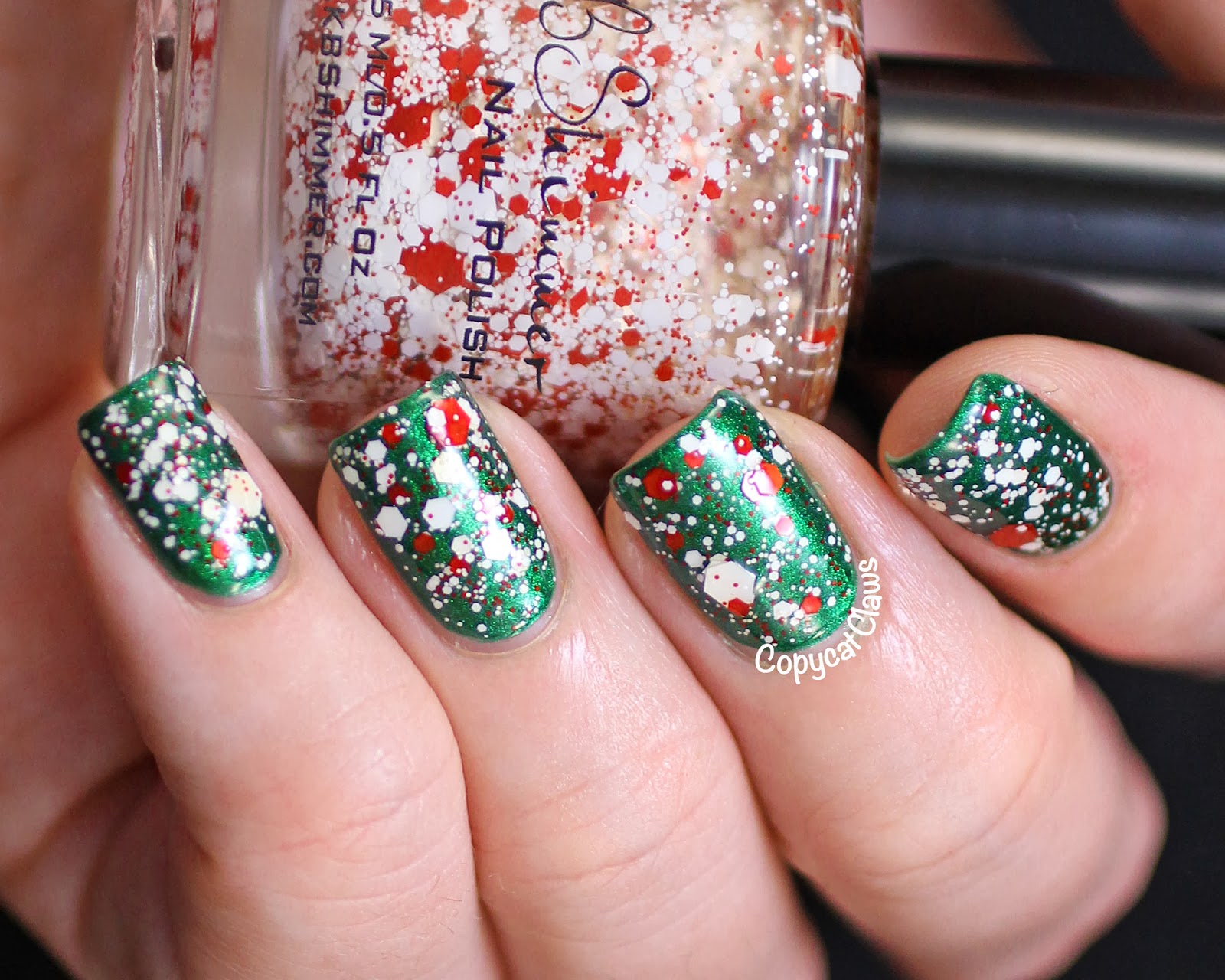 Copycat Claws: Zoya Holly and KBShimmer Candy Cane Crush