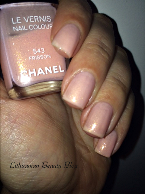 Chanel Frisson 543 nagų lakas/ nail polish review | Lithuanian Beauty Blog