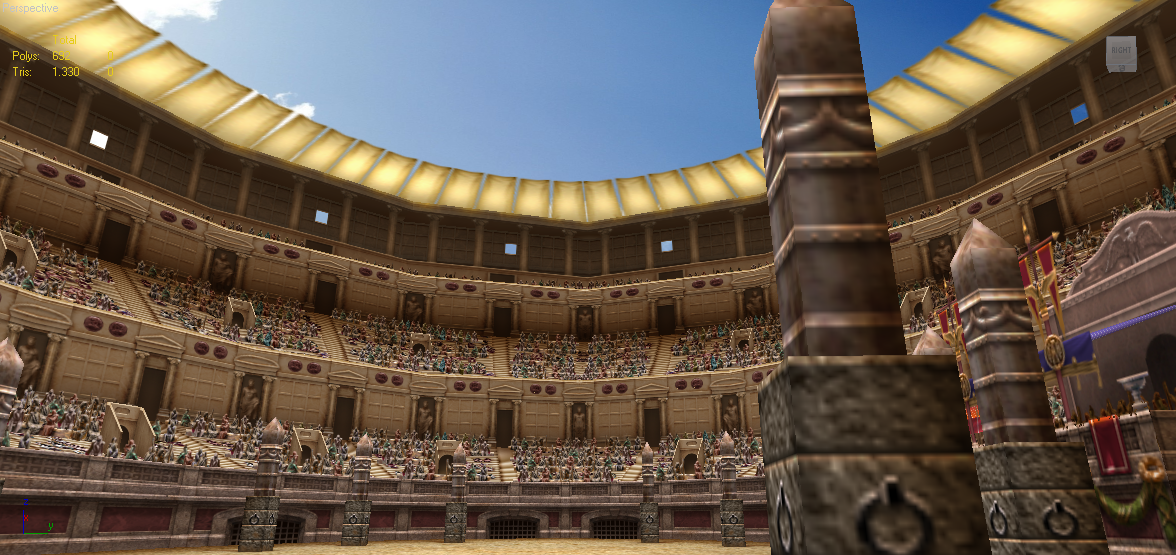 soarecucolti: Rome 3D stage