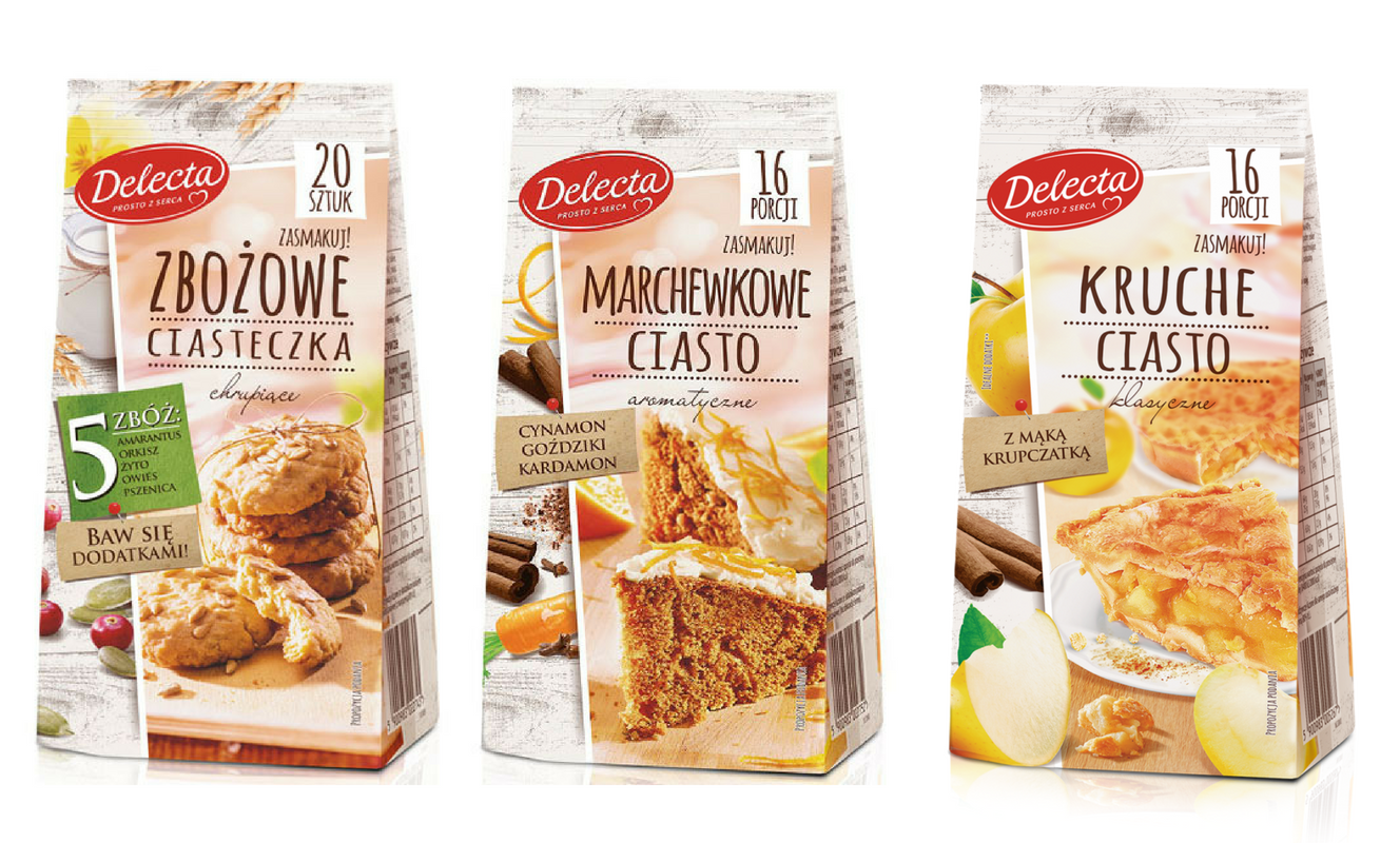 Mieszanki na ciasta, Delecta | Wegańskie Zakupy