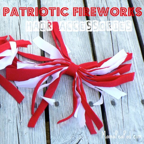 Mama Pea Pod: {Patriotic Fireworks Hair Accessories}