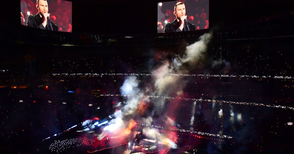 free to find truth: 13 41 | The Super Bowl 53 halftime show stage, an M ...