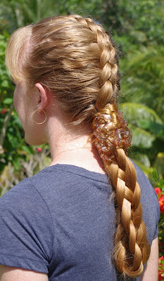 Braids & Hairstyles for Super Long Hair: Four-strand French braid~ my ...