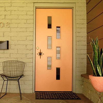 Little Mid Century Modern House on the Prairie: Interim Front Door