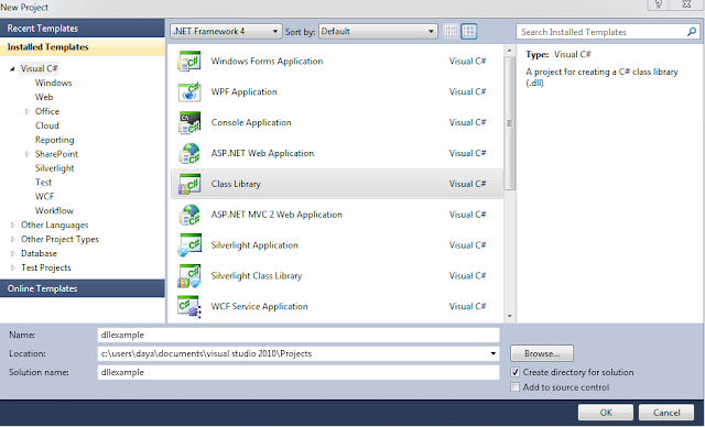 How Can Create Dll File And Use It In Net Application Mynet Tutorials