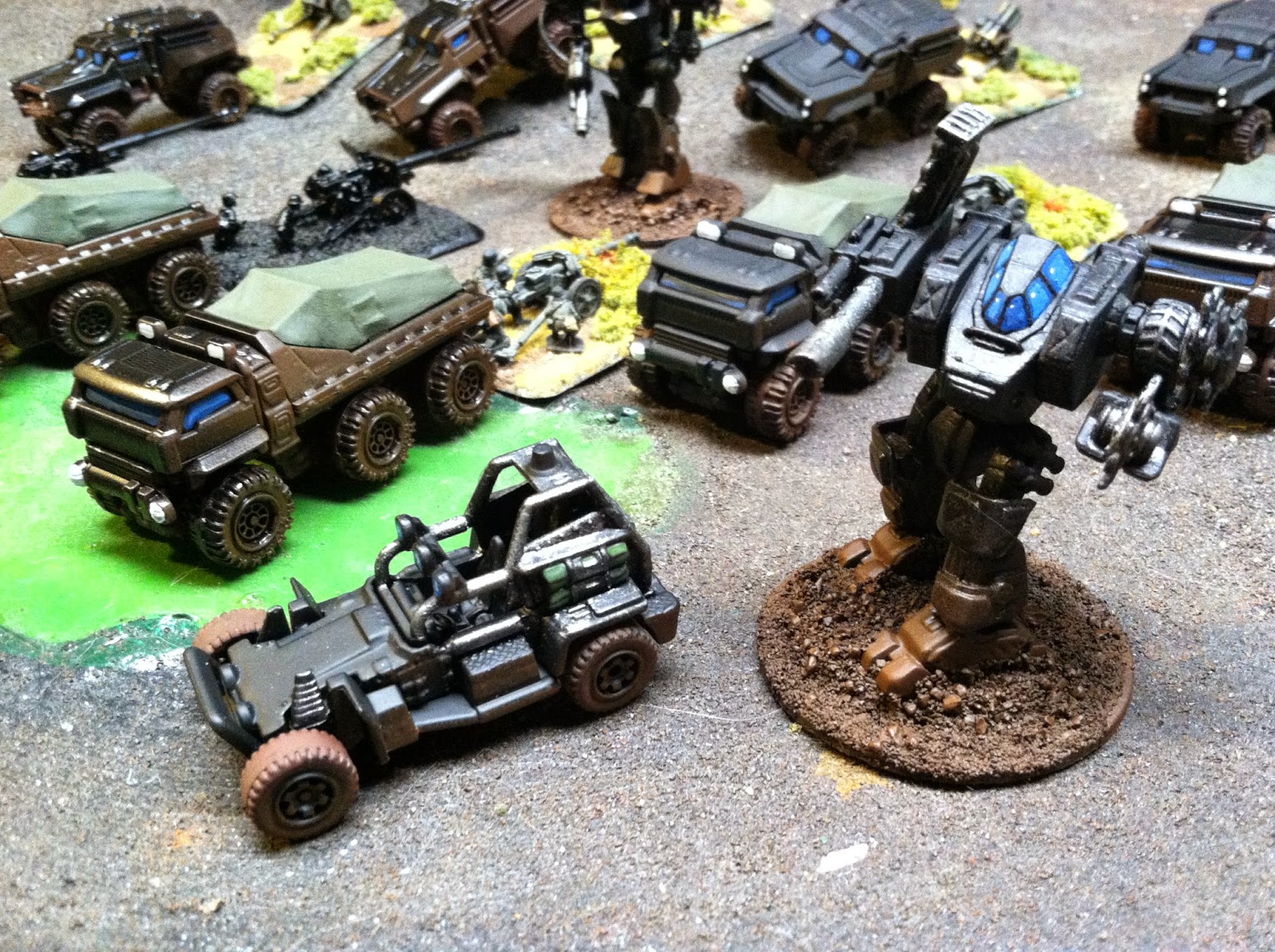 The WarPig: Gruntz 15mm: Colonial Defense Force WIP update