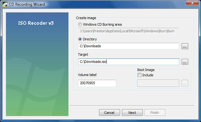 AMAZING FREE SOFTWARES: ISO Recorder - Disk Imaging Tool