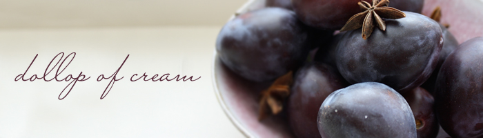 Dollop of Cream: recipe index