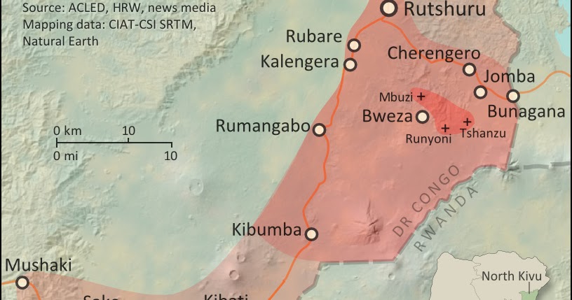 DR Congo War: The History of M23 Control (Map) - Political Geography Now