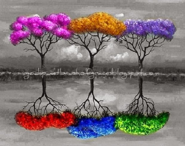 God's Paintbrush of Grace: Tree
