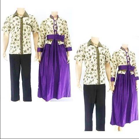 10 Model Baju Batik Sarimbit Pasangan Modis Menarik 2020