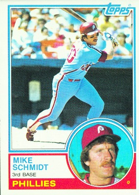 1983 Topps Blog: #300 Mike Schmidt - Philadelphia Phillies