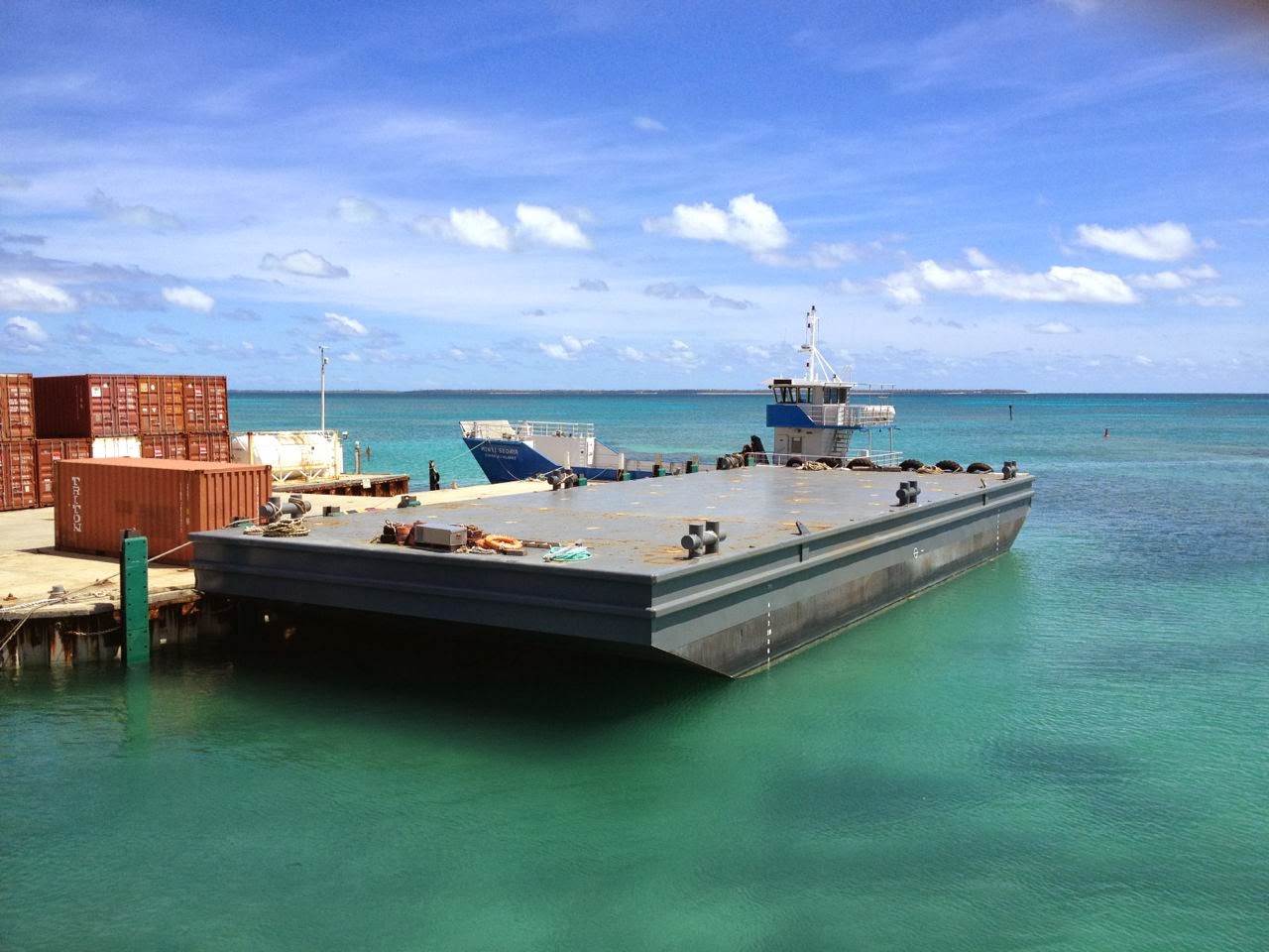 Container shipping at small, isolated Islands: Cocos (Keeling) Islands