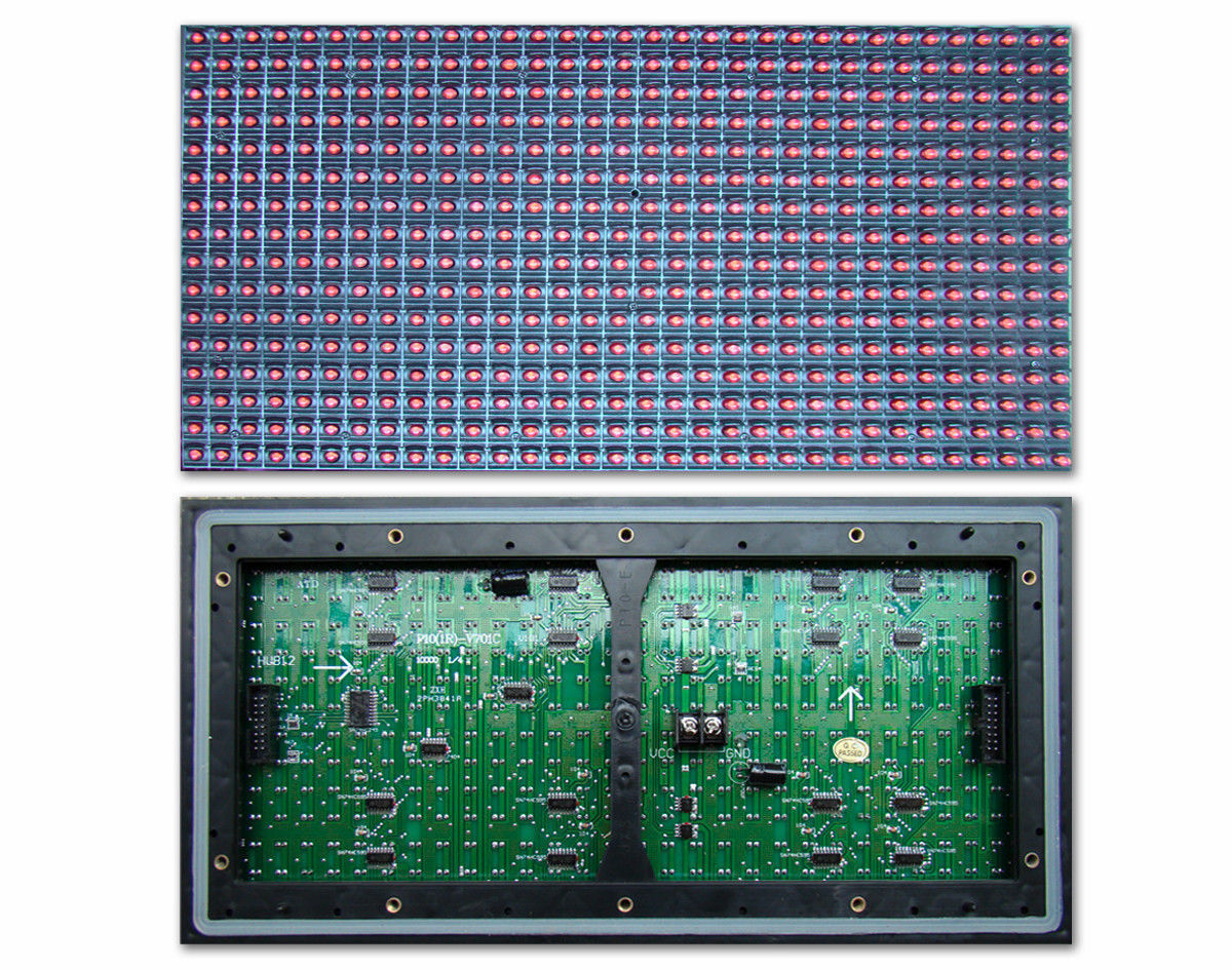 Matriz de LED P10 - Control de paneles P10 con arduino - Electrónica Net Andino