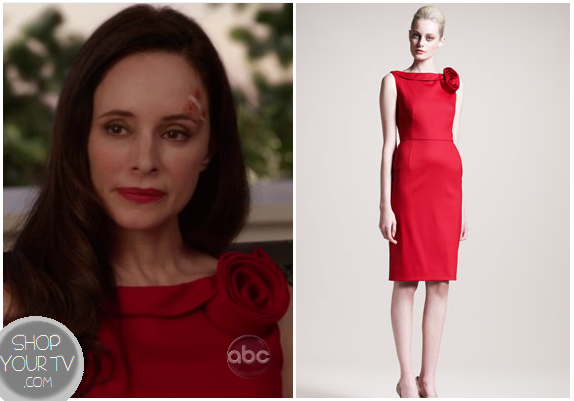 Revenge: Season 2 Episode 3 Victoria's Red Rose Dress | Shop Your TV