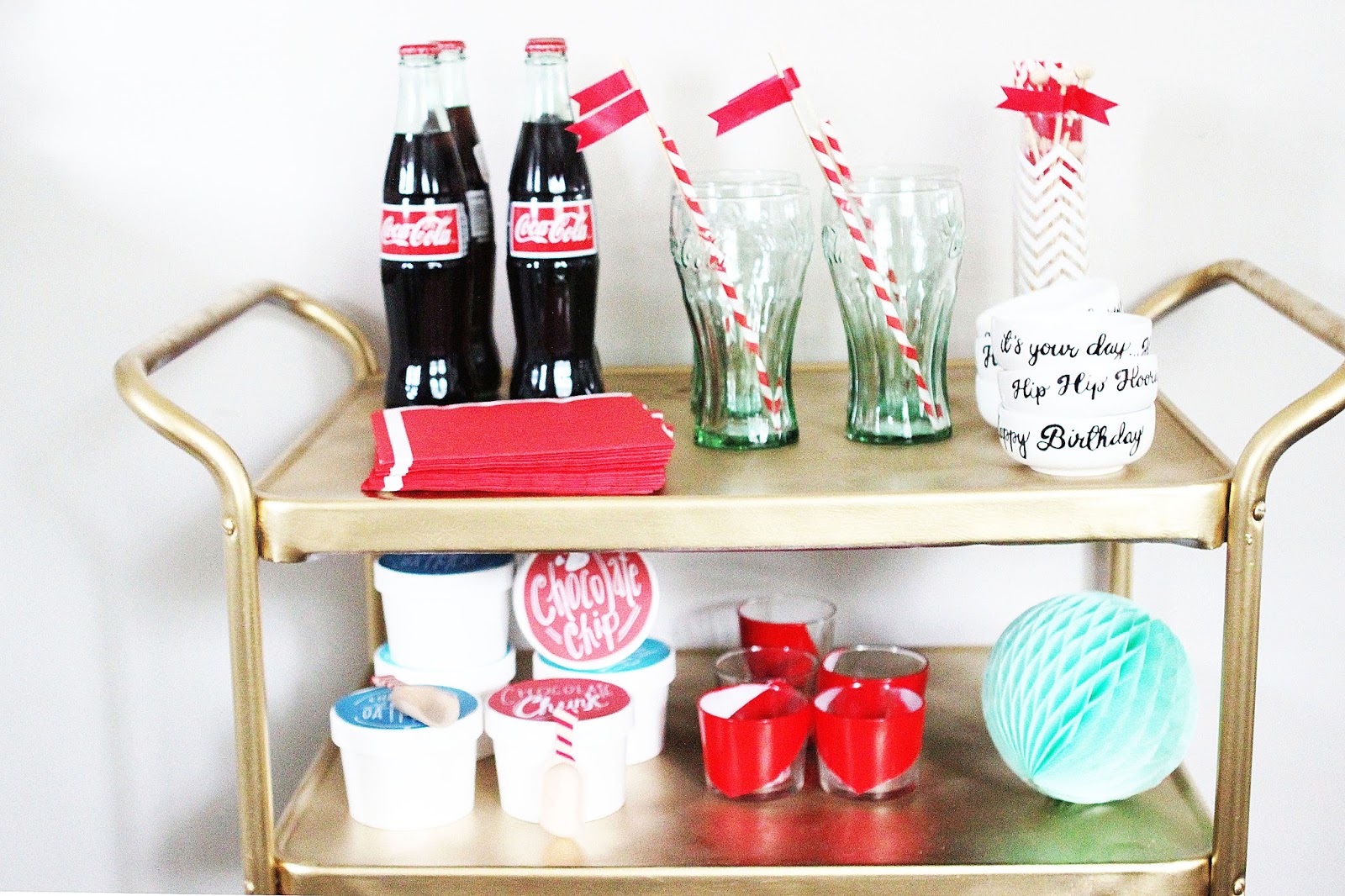 bright & bold: BIRTHDAY PARTY CART.