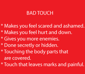 mom's reverie: Good Touch, Bad Touch