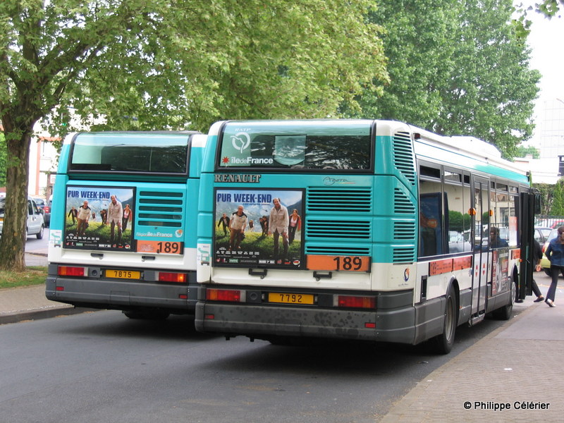 Les Tramways,Métro,RER,Bus de la RATP: Bus 189