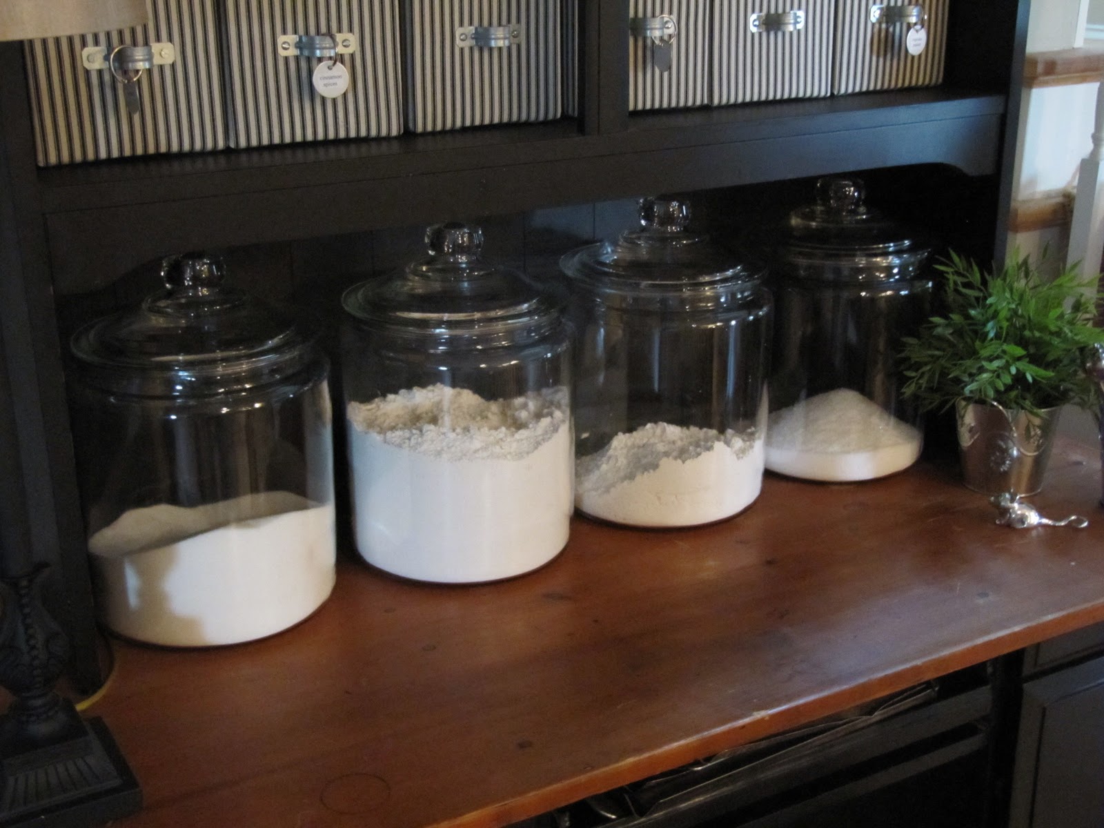 Sew Many Ways...: Baking Center From An Old Desk...