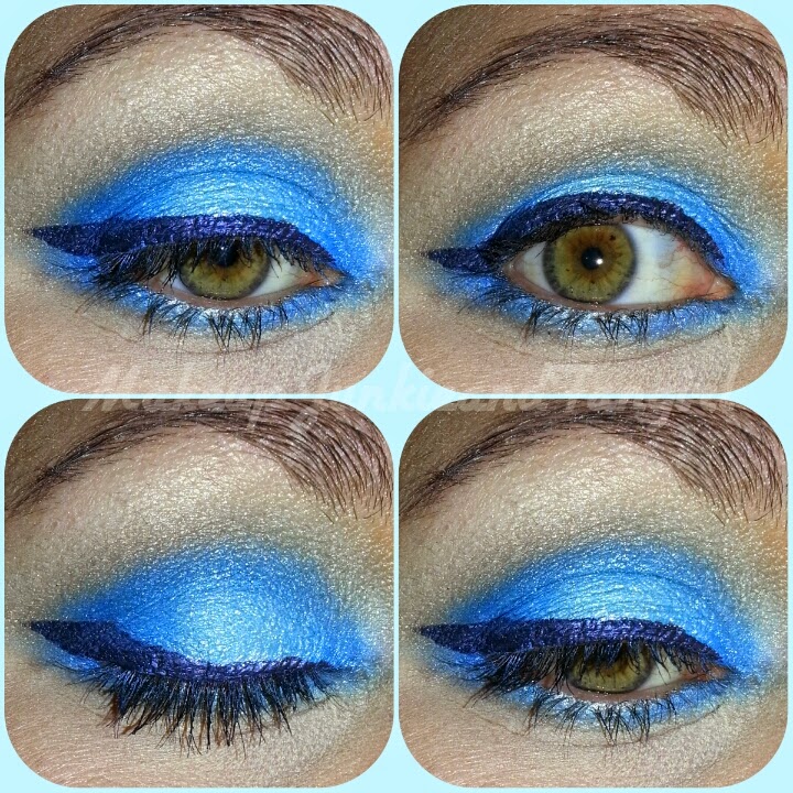 Makeup Junkie and Fangirl: All Blue Eye Look