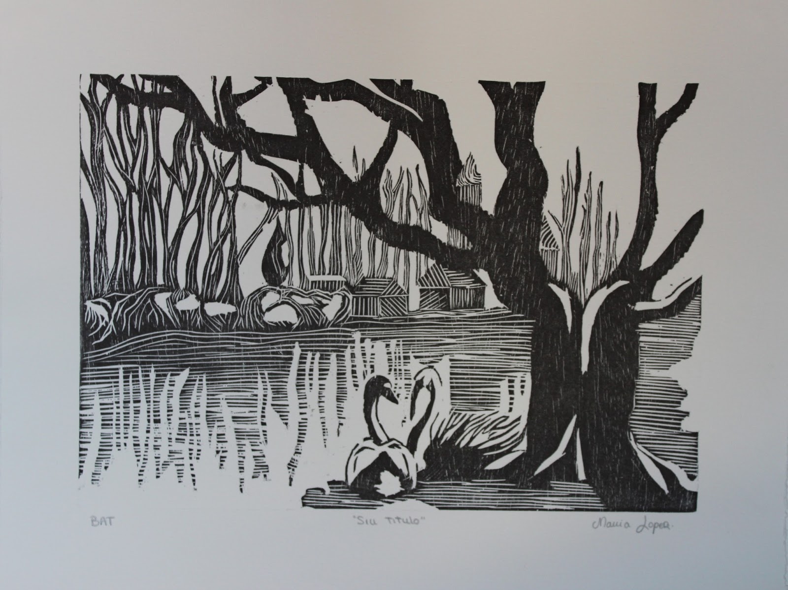 Marialoleo: Mis primeras xilografías