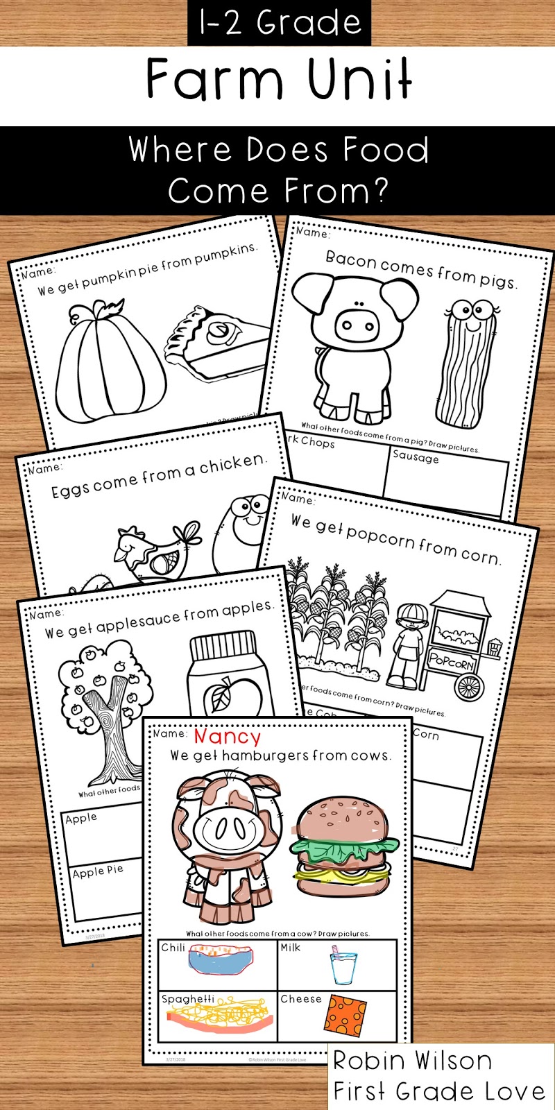 First Grade Love: Farm Unit