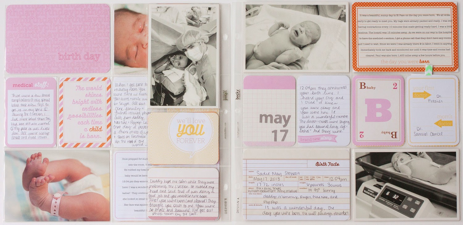Sweet and Simple: Baby Album Part 1 | Project Life