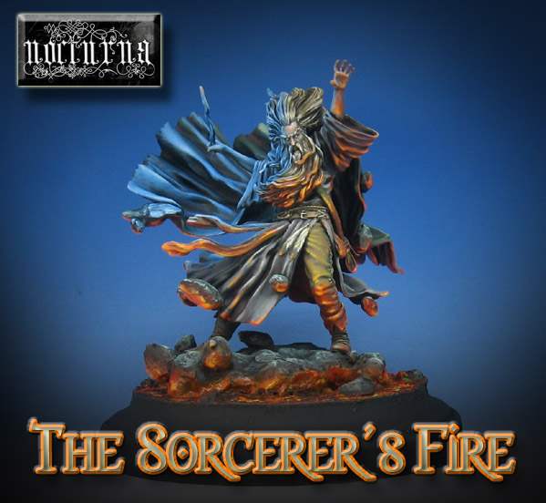 James Wappel Miniature Painting: The Sorcerer's Fire
