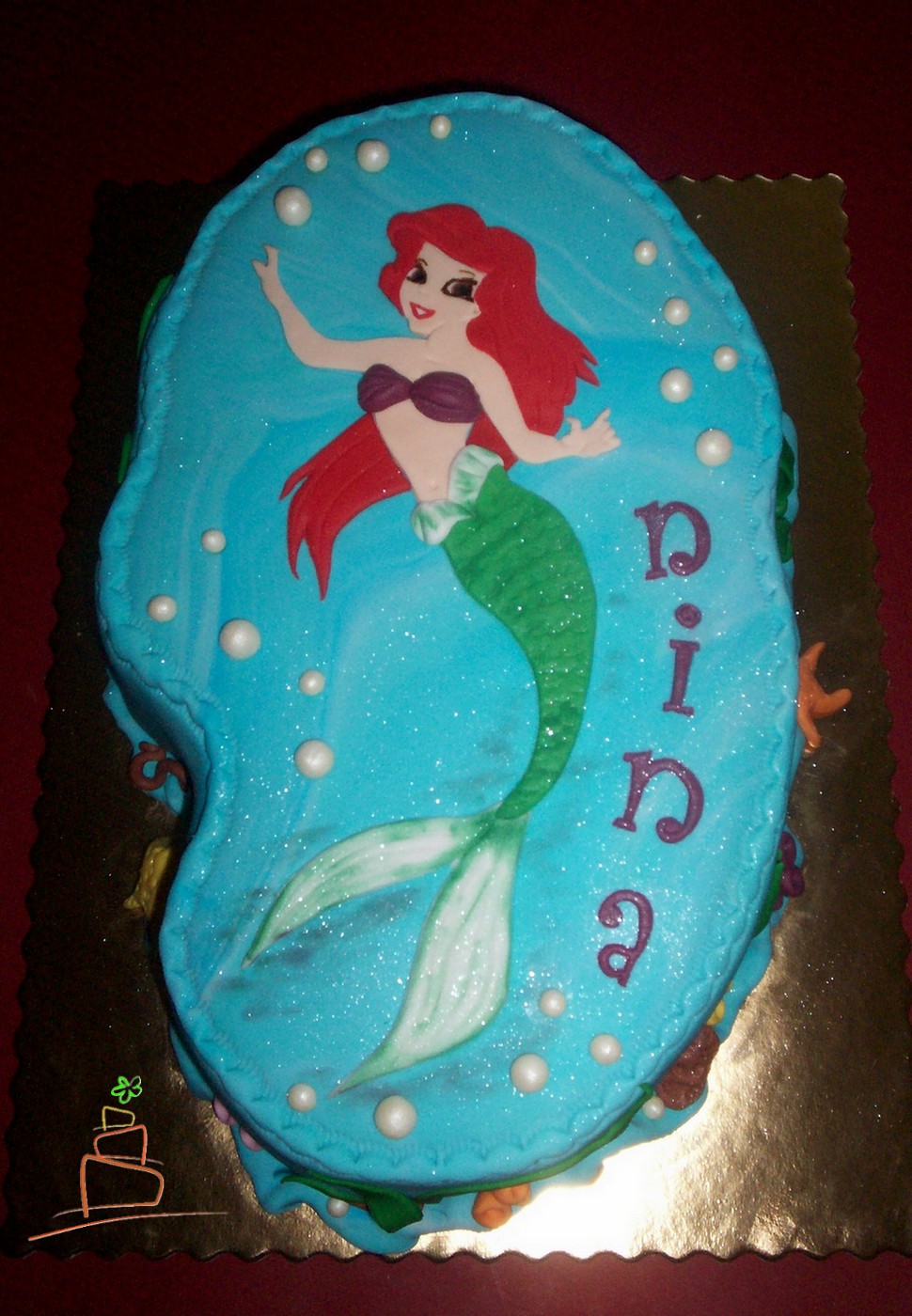 Torty InaS: Tort Syrenka Ariel