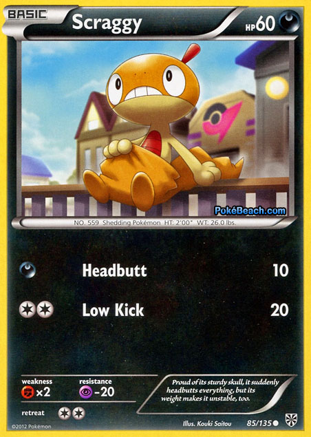 Scraggy -- Plasma Storm Pokemon Card Review | PrimetimePokemon's Blog