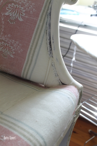 Betsy Speert's Blog: Upholstering the Inside Back of a Chair: Chapter 4