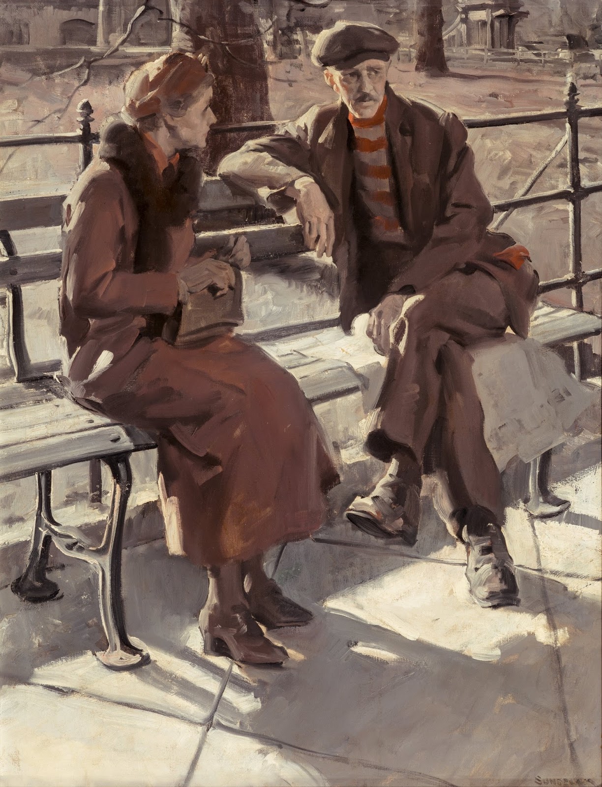 Haddon+Hubbard+Sundblom+-+A+Talk+in+the+Park.jpg 1 224×1 600 пикс ...