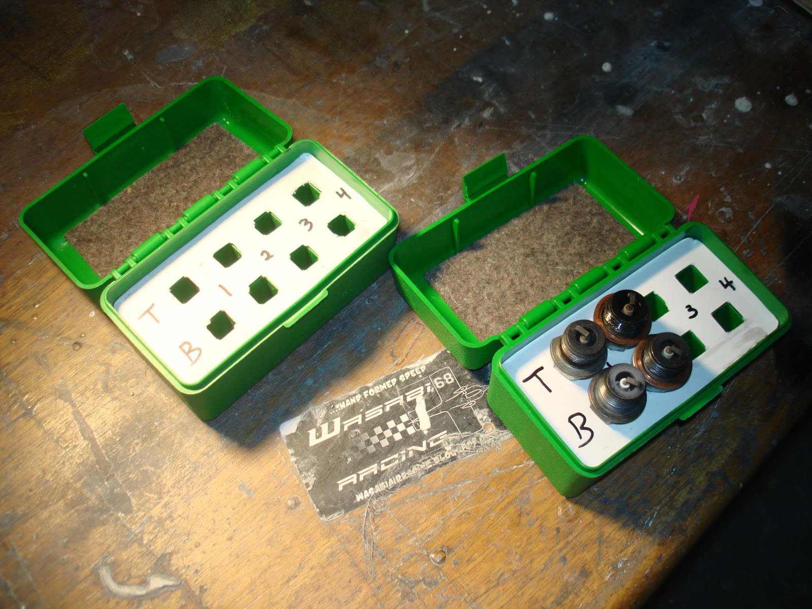 Wasabi Air Racing: Spark Plug Caddy