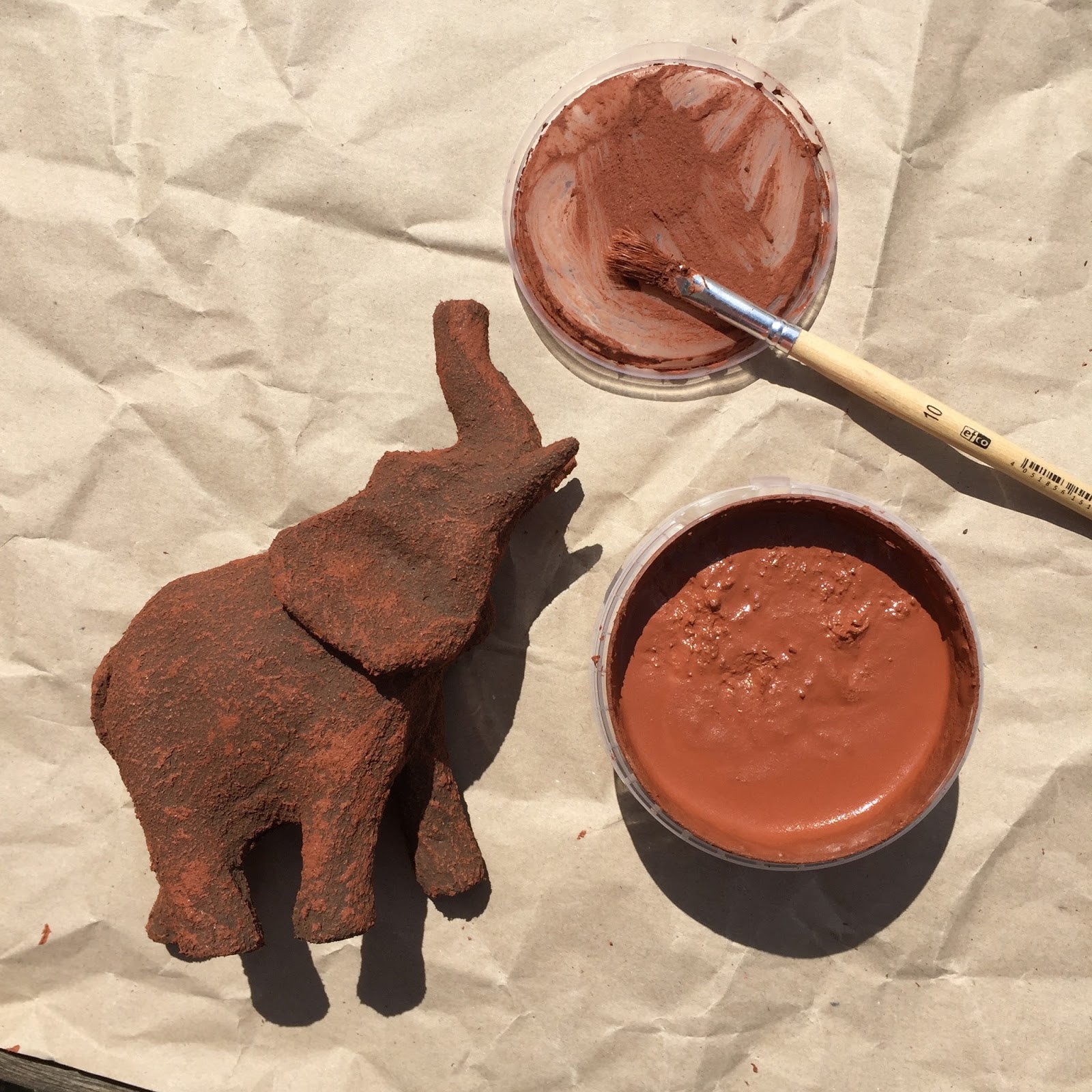 Projects4Crafters.com: Terracotta Elephant