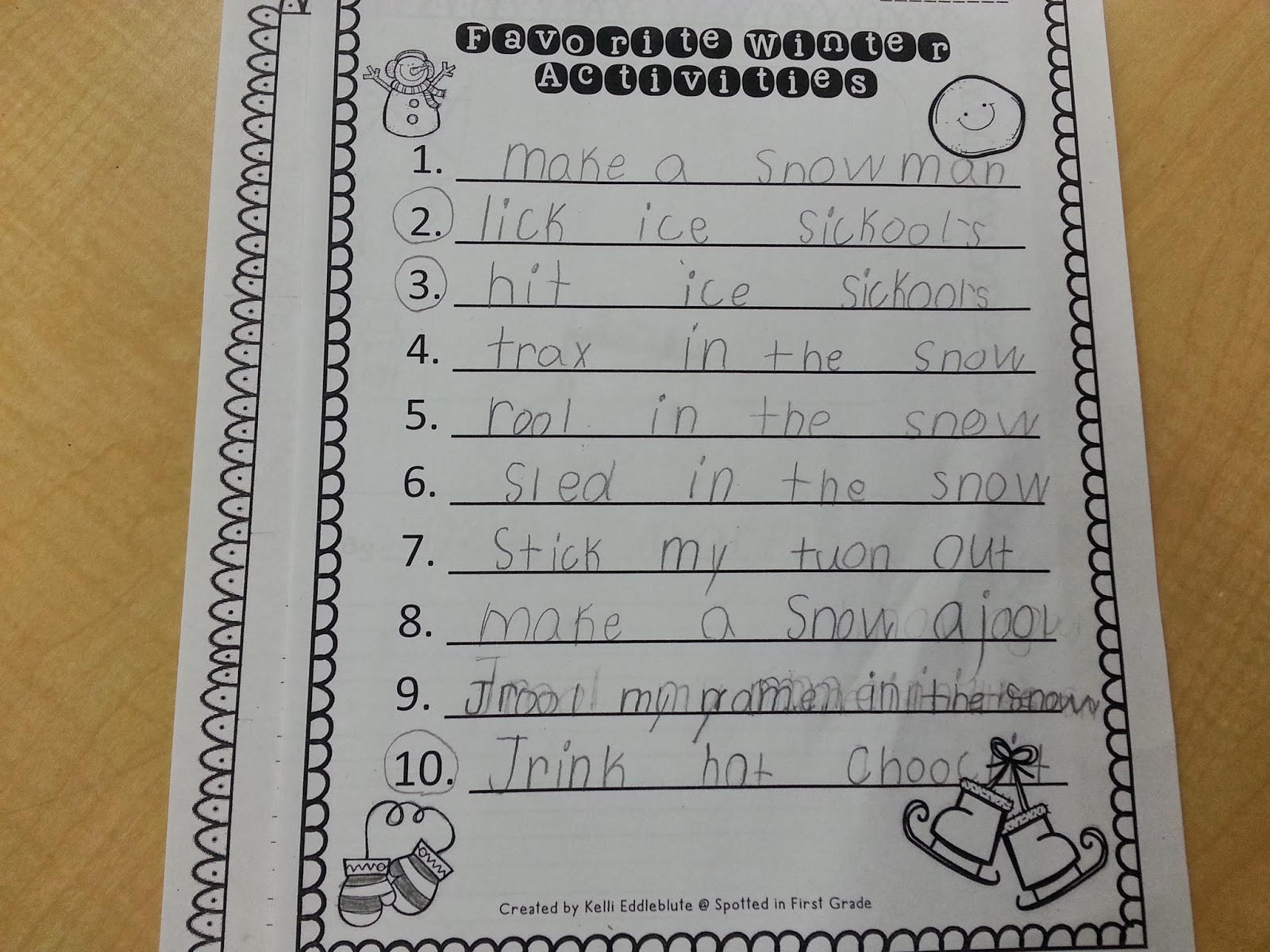 Spotted in First Grade: The Many Adventures of Winter {Differentiated ...