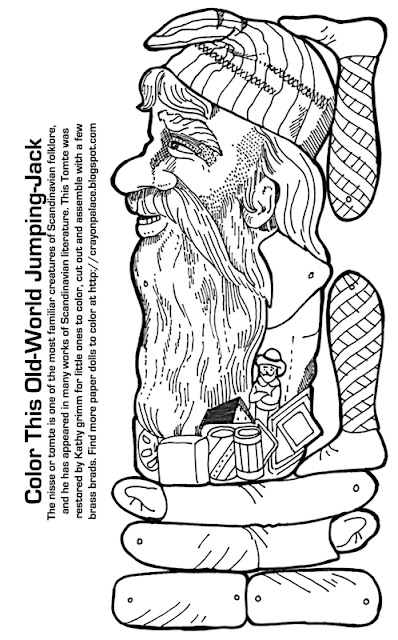 Crayon Palace: Old World Tomte Jumping-Jacks