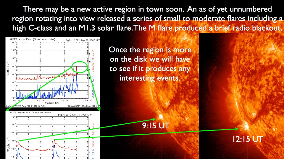 Suburban spaceman: SDO Image: Solar Activity in a new region - Helioviewer