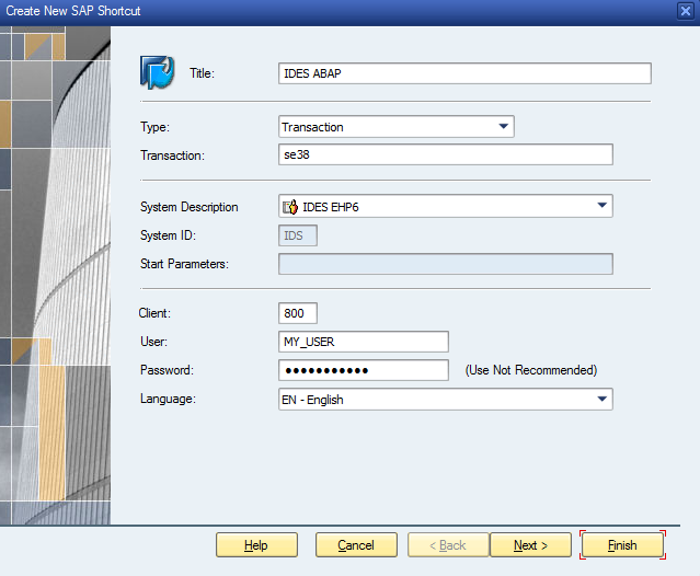 ABAPer Notes: Auto Login SAP