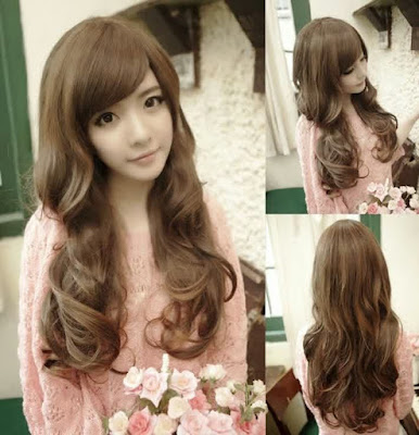 Model Rambut Keriting Gantung Untuk Wajah Bulat | Model Rambut Terbaru