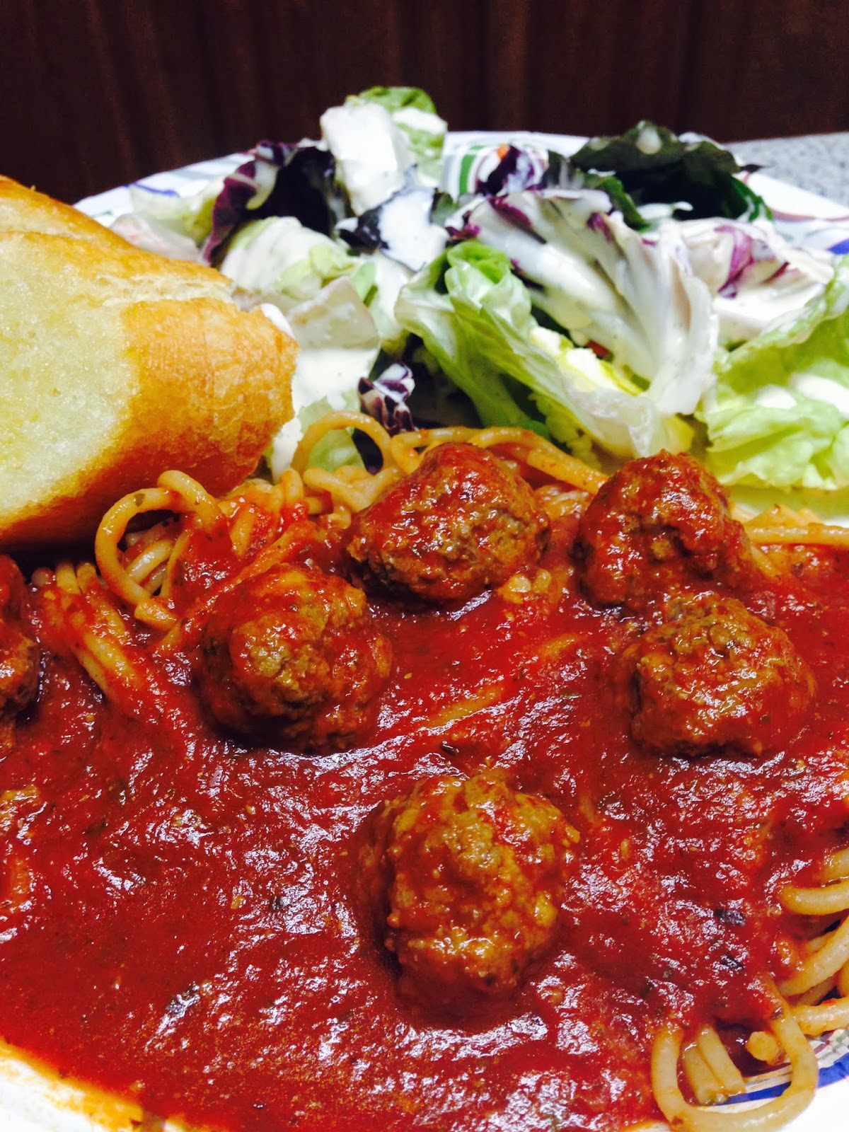 EAT REAL FOOD: Spaghetti and Meatballs and Homemade Buttermilk Ranch ...